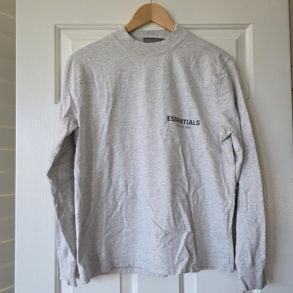 Essentials | Tops | Essentials Fear Of God Long Sleeve Shirt Womens S ...